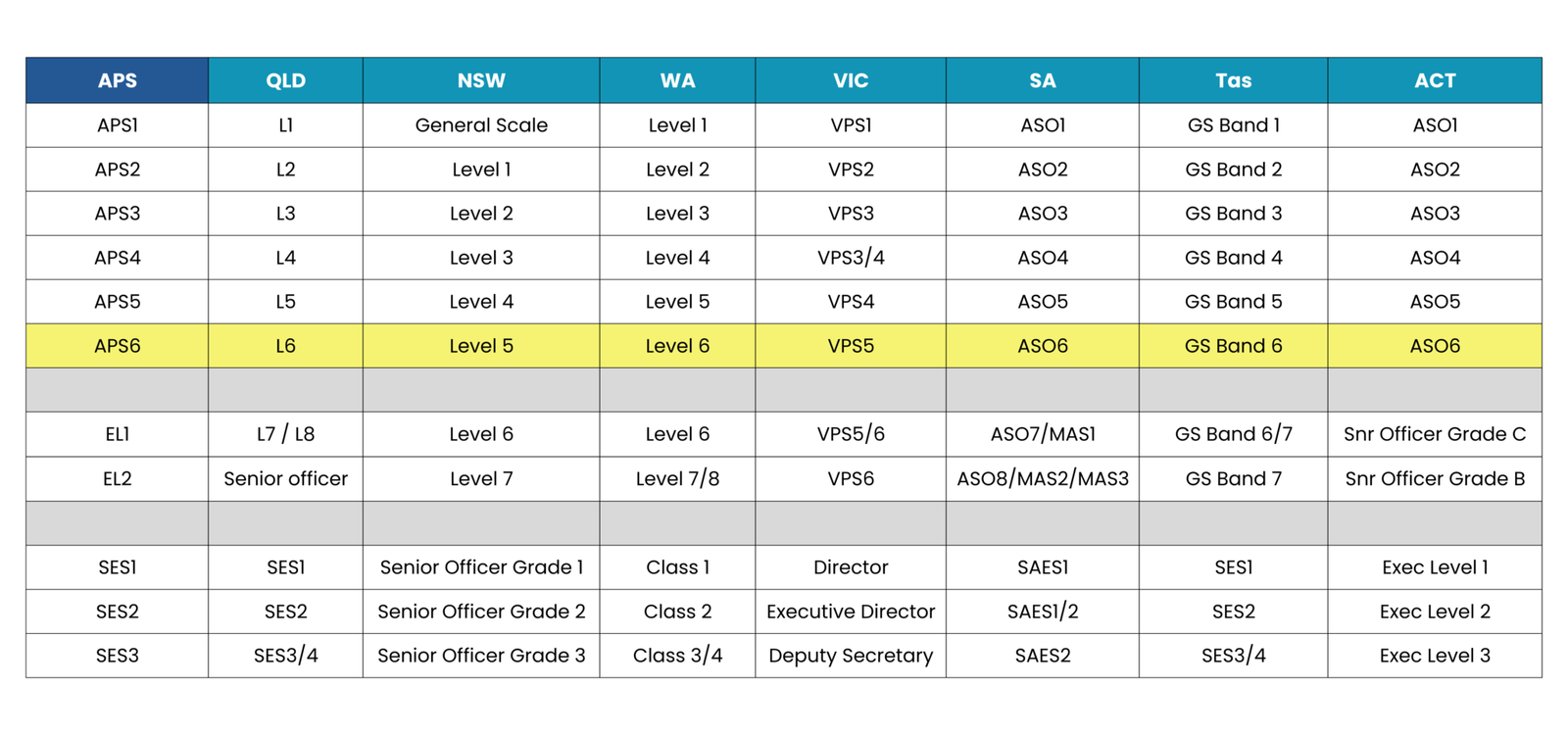 APS6 Career Guide | Senior Subject Matter Specialists